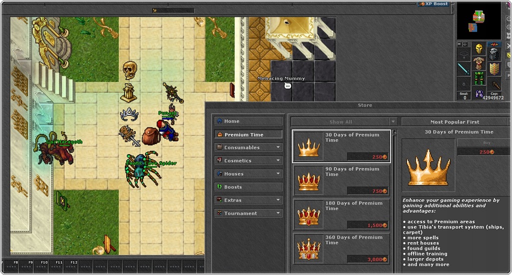 OTS SERWER TIBIA 12.64, PORADNIK, WWW. FULL PAKIET - 11066471433 ...