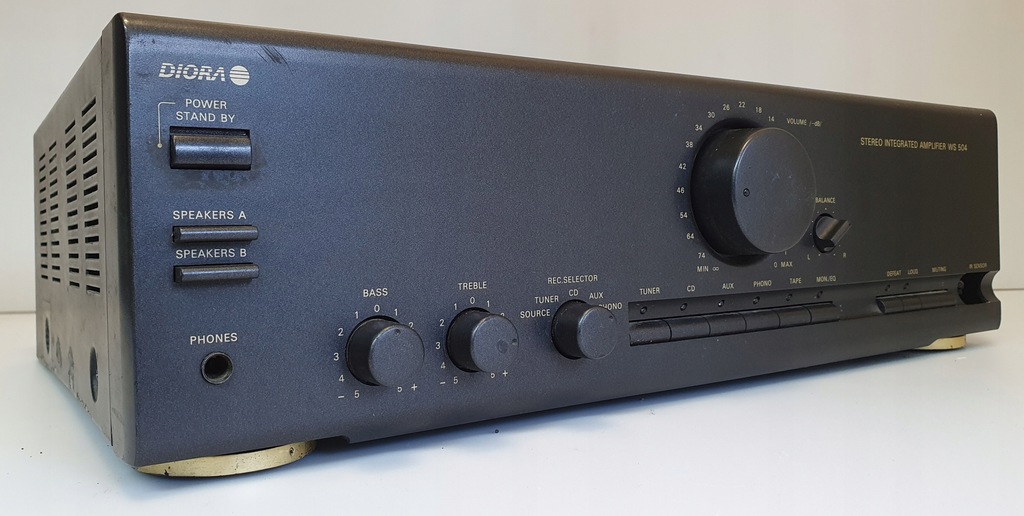 Wzmacniacz stereo DIORA WS 504 Czarny - 14365067154 - oficjalne archiwum Allegro