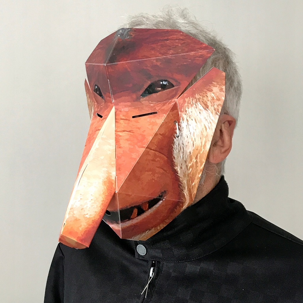 Maska 3D - Janusz NOSACZ Polak MAŁPA halloween - 7654471765 - oficjalne ...