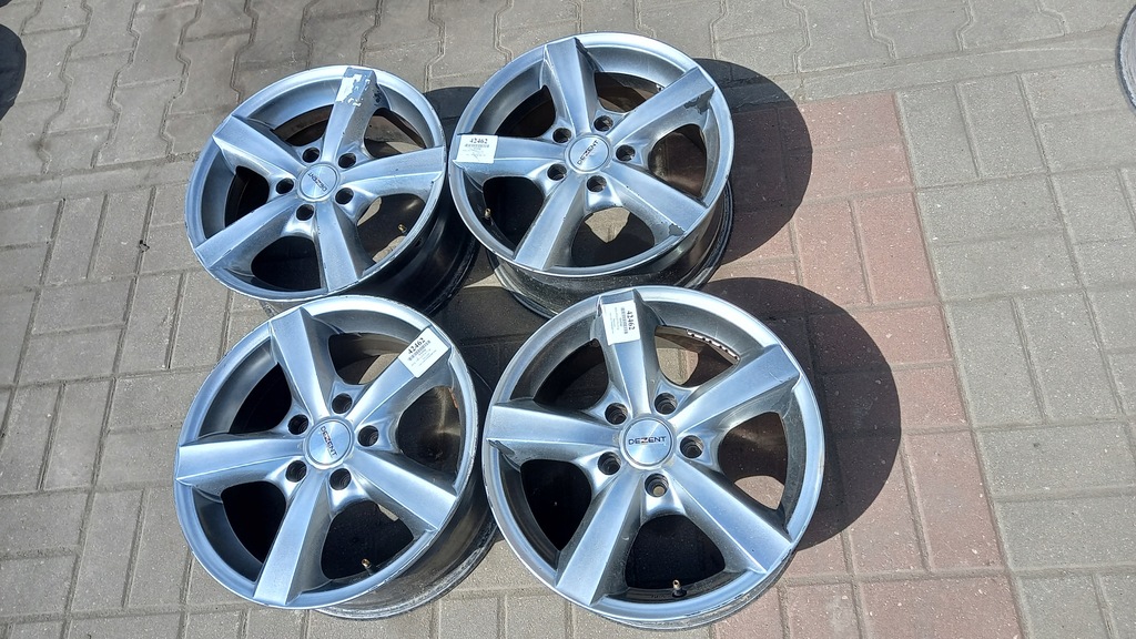 ALUFELGI DEZENT 7JX16 ET40 5X114.3 KPL - 12104485984 - oficjalne ...