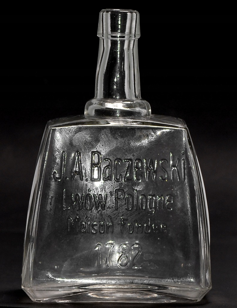 Butelka J.A. Baczewski - Lwów - 7843183437 - oficjalne archiwum Allegro