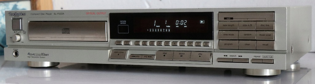 Technics SL-P222A solidny model laser CDM-4 - 12829139802 - oficjalne archiwum Allegro
