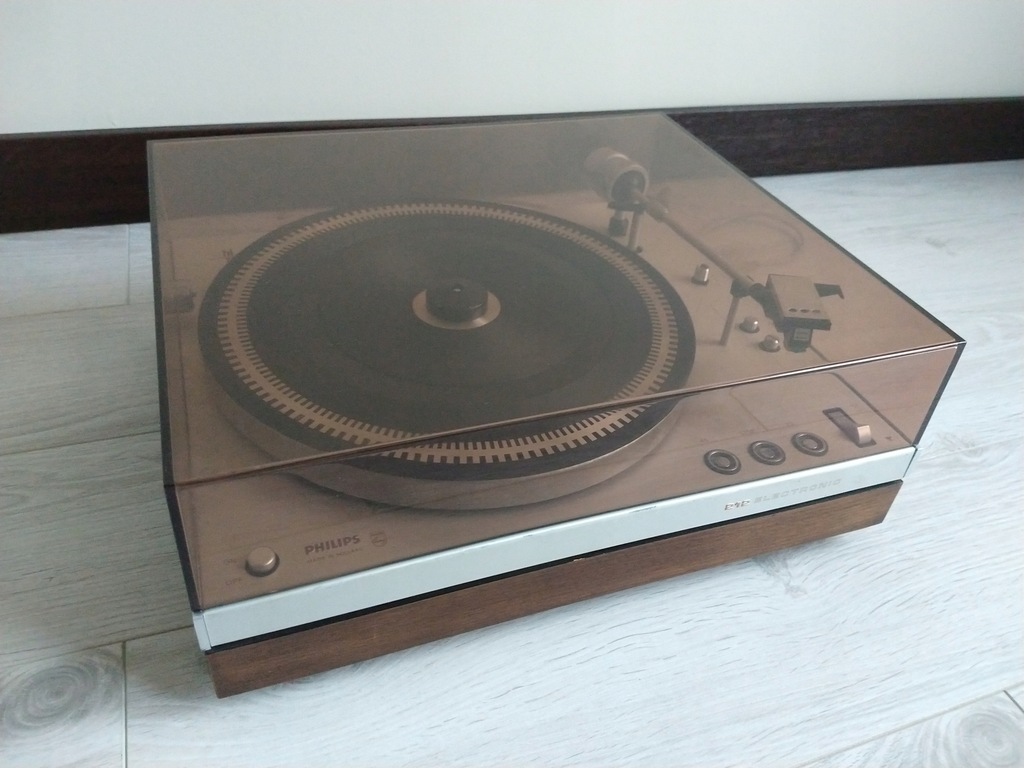 Gramofon PHILIPS 212 Electronic IGŁA 400 - 8900677937 - oficjalne archiwum Allegro