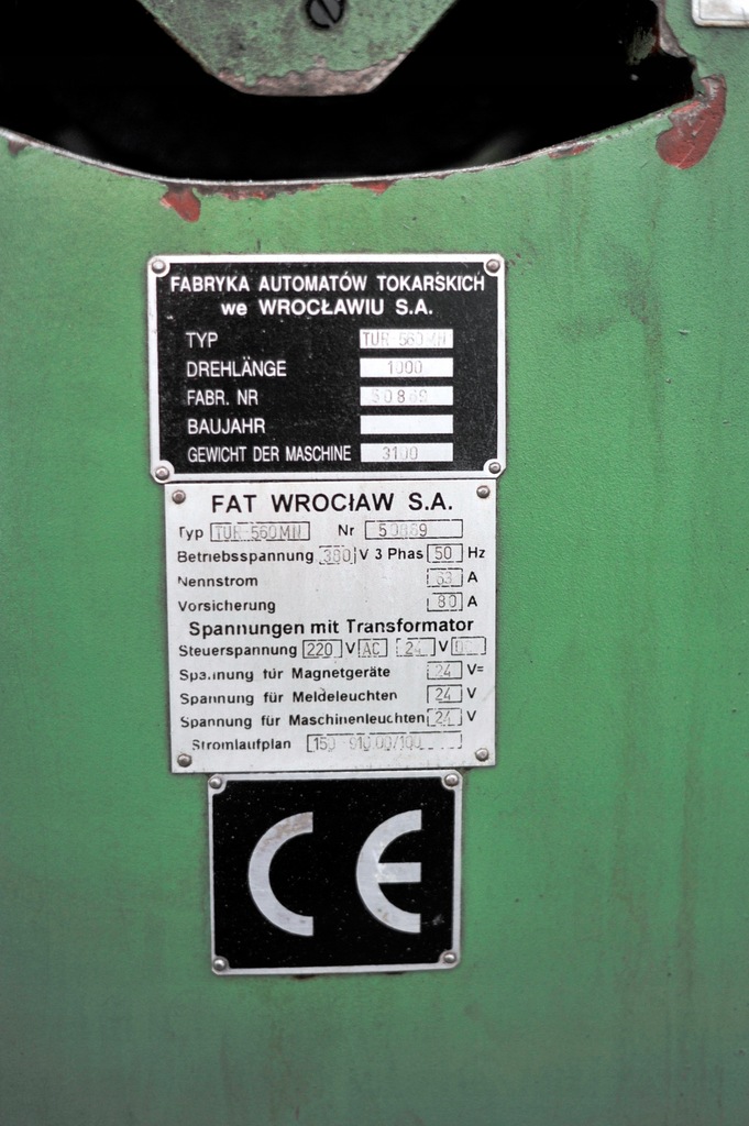 Купить Токарный станок с ЧПУ - FAT TUR 560 MN Fagor 800T: отзывы, фото ...