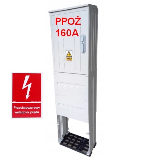 Przeciwpożarowy wyłącznik prądu PWP złącze PPOŻ 160A DPX nie Cerbex ...