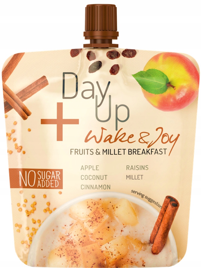 DAY UP Wake & Joy jaglanka jabłko cynamon 120g - 12912691190 ...
