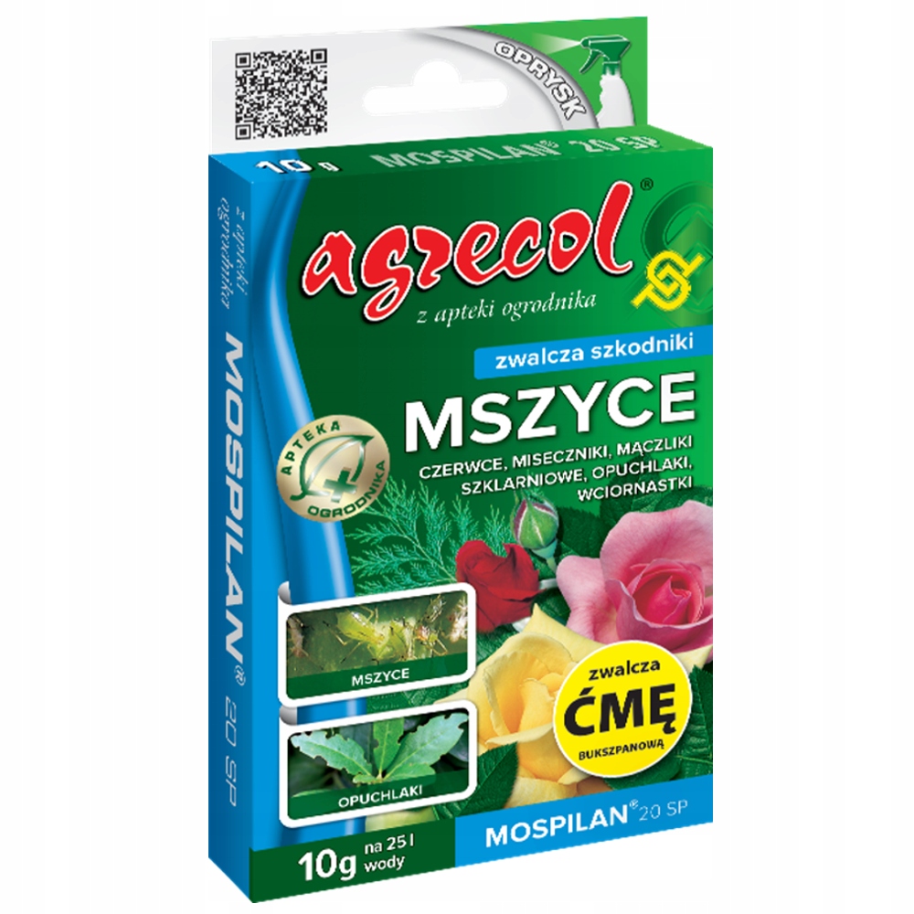 Mospilan 20 SP na mszyce, ćmę bukszpanową i inne szkodniki roślin 10 g - 15500733866 - oficjalne ...