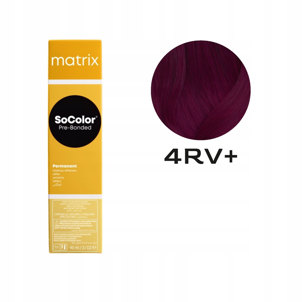 Matrix SoColor 4RV+ - Farba do włosów 90 ml - 13447283754 - oficjalne ...