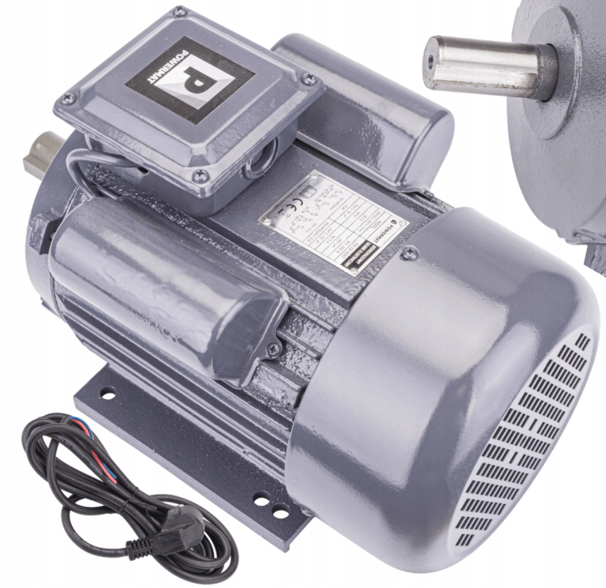 Silnik ELEKTRYCZNY Jednofazowy 3kW 2800RPM 230V - 15216527396 - oficjalne archiwum Allegro