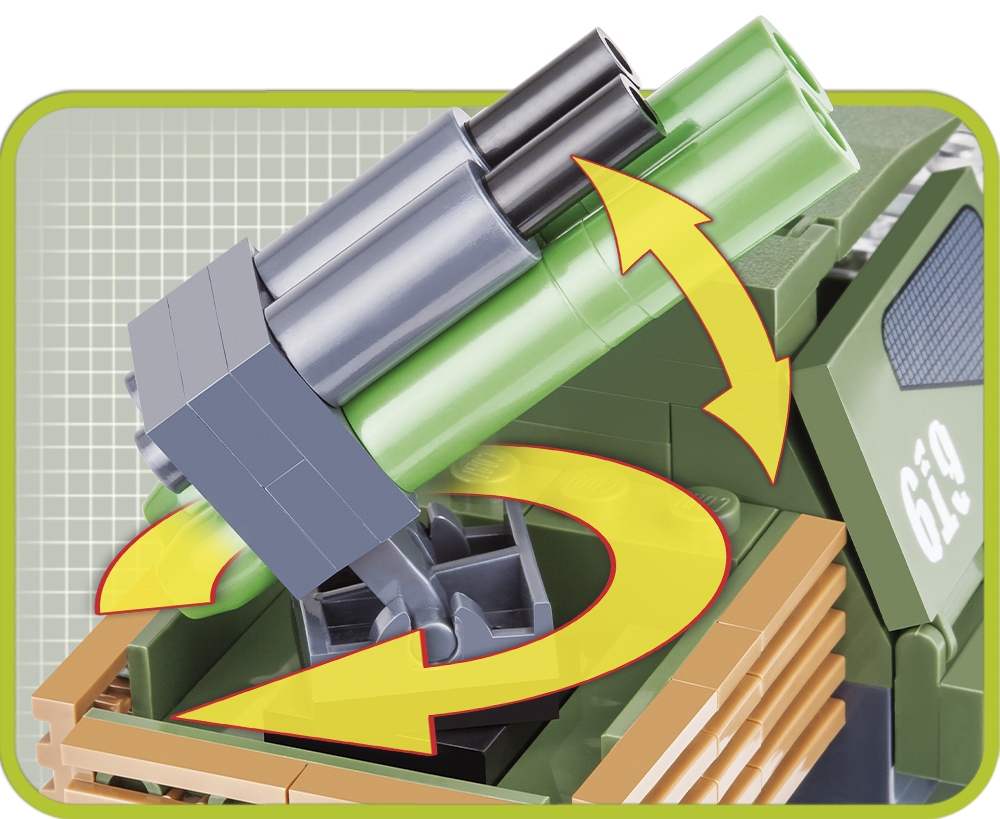 COBI Klocki Small Army Terenowy Pojazd wojsko 2160 - 7614803347 ...