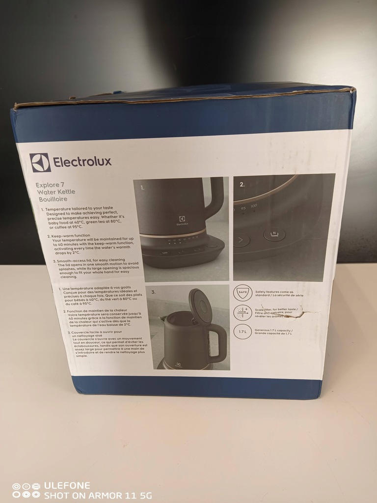Electrolux Explore7 E7K1-6BP Czajnik z regulacją - 12792819710 ...