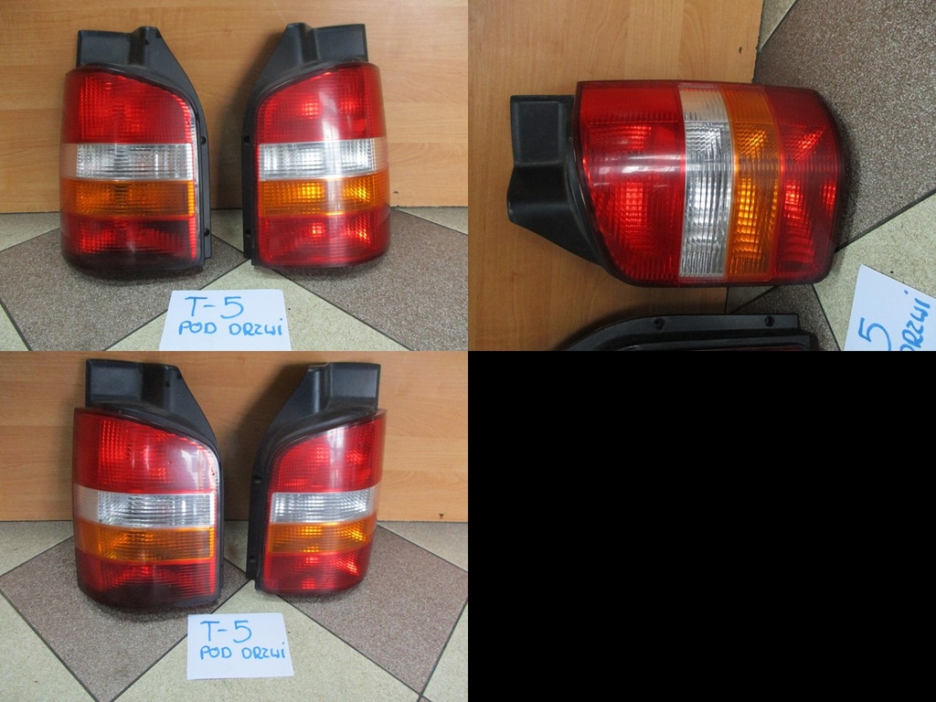 Lampa lampy tył VW T5 7H0 POD DRZWI - 9992227959 - oficjalne archiwum Allegro