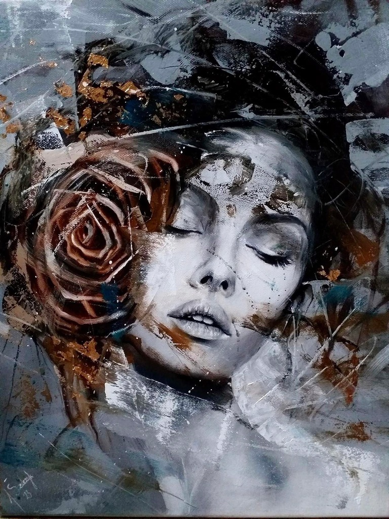 Obraz olejny__Joanna Szewczyk_egzaltacja_ BCM - 14894304451 - oficjalne ...