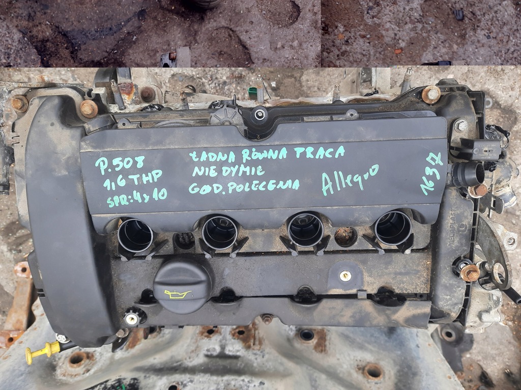 PEUGEOT 508 SILNIK 1.6 THP 156 KM 5FV BENZYNA BDB - 12551307194 - oficjalne archiwum Allegro