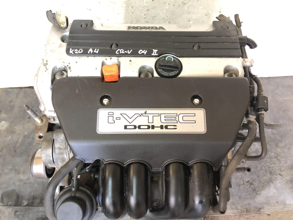 SILNIK KOMPLETNY HONDA CR-V II 2.0 i-VTEC K20A4 - 12491618482 ...