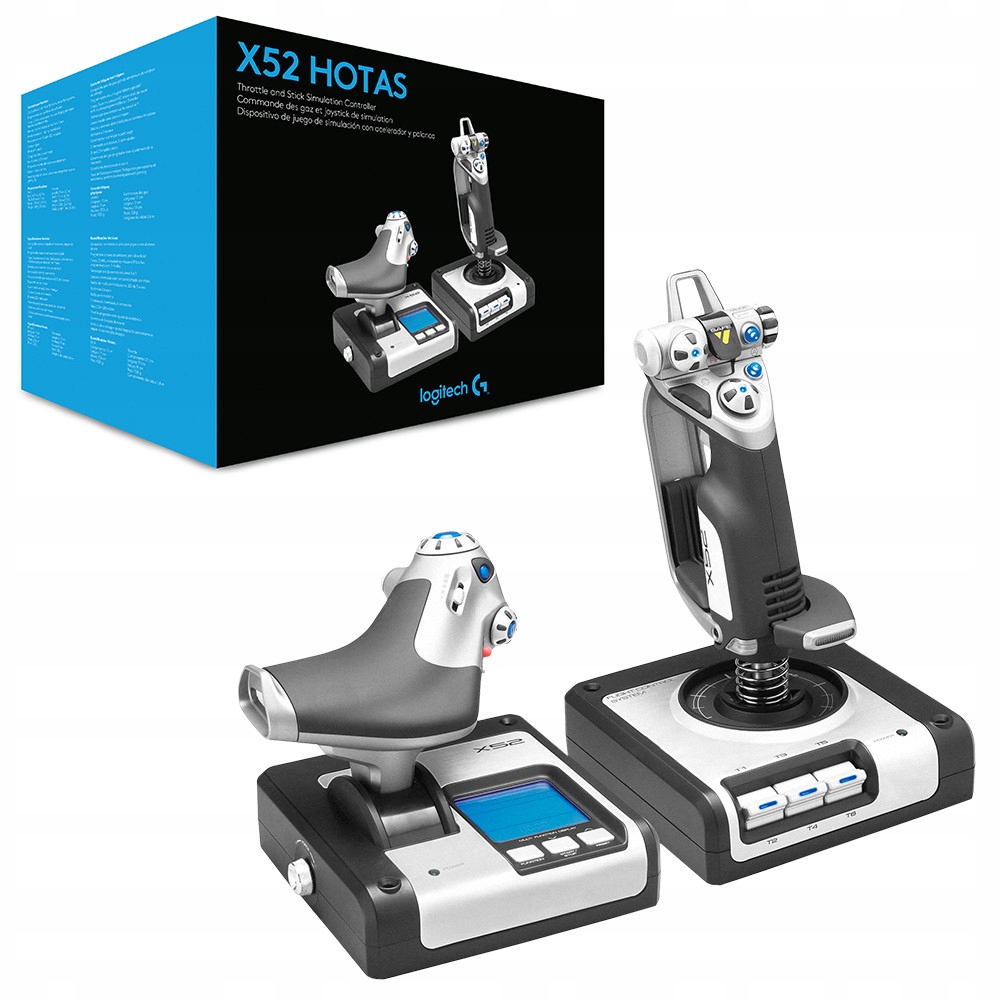 JOYSTICK Logitech Saitek X52 Flight Control System - 8035484621 ...