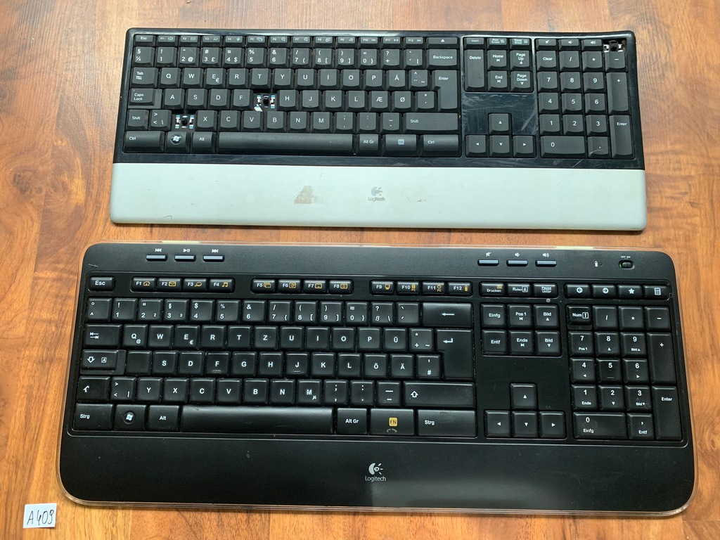 Zestaw klawiatur Logitech (2 sztuki) - A409 - 12341916763 - oficjalne ...