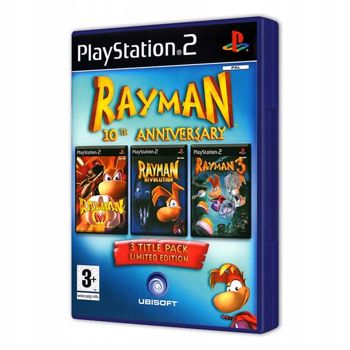 RAYMAN 10th ANNIVERSARY PS2 - 11470727855 - oficjalne archiwum Allegro