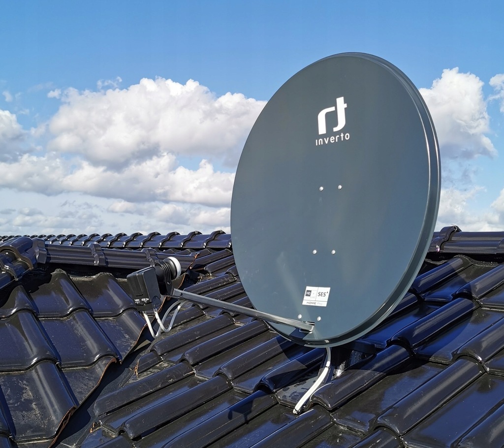 CZASZA INVERTO 80 FULL HD ANTENA POLSAT NC+ GRAFIT - 6623235364 - oficjalne archiwum Allegro