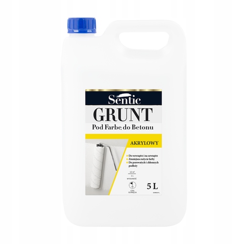 GRUNT POD FARBĘ DO BETONU 5 L SENTIC - 9544885288 - oficjalne archiwum ...