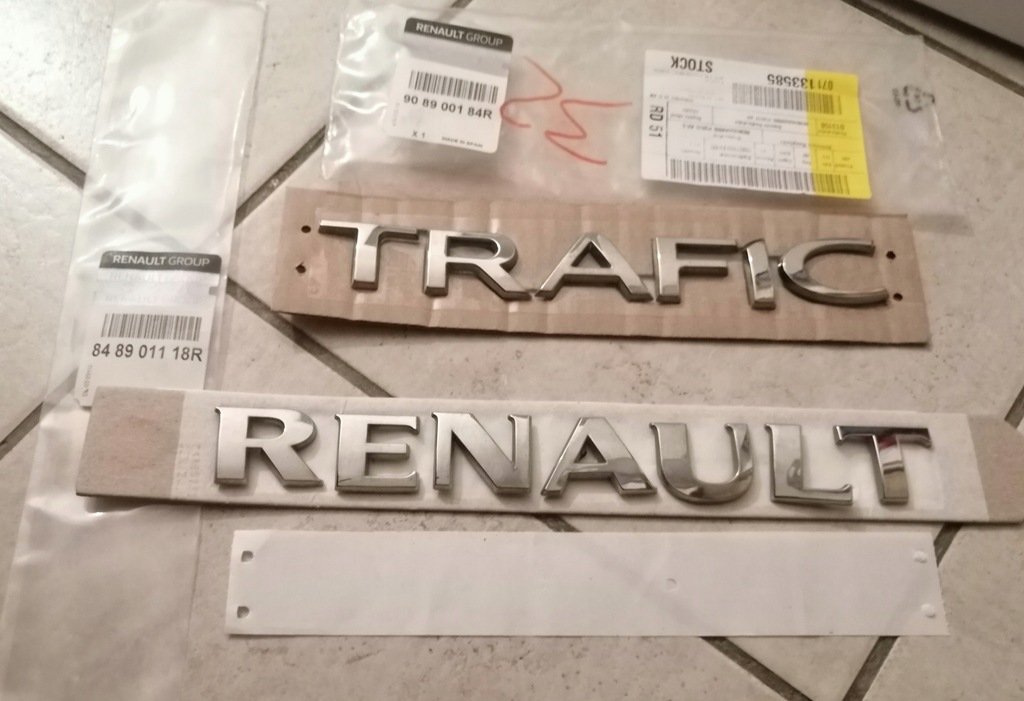 RENAULT TRAFIC LOGO/EMBLEMAT Trafic III - 12454081314 - oficjalne ...