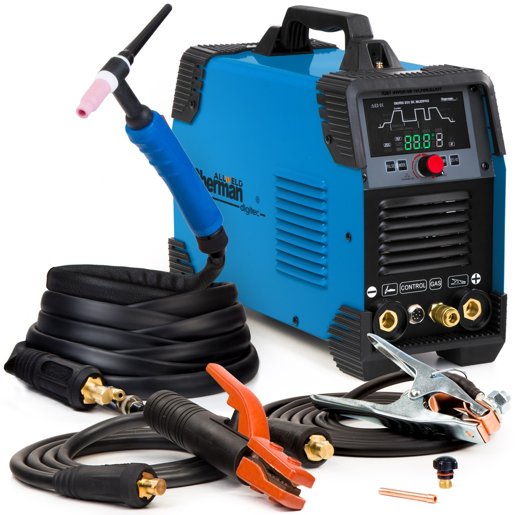 SPAWARKA INWERTEROWA SHERMAN TIG 200 DC MULTIPRO MMA 200A 230V HF PULS 200A - 13741884520 ...