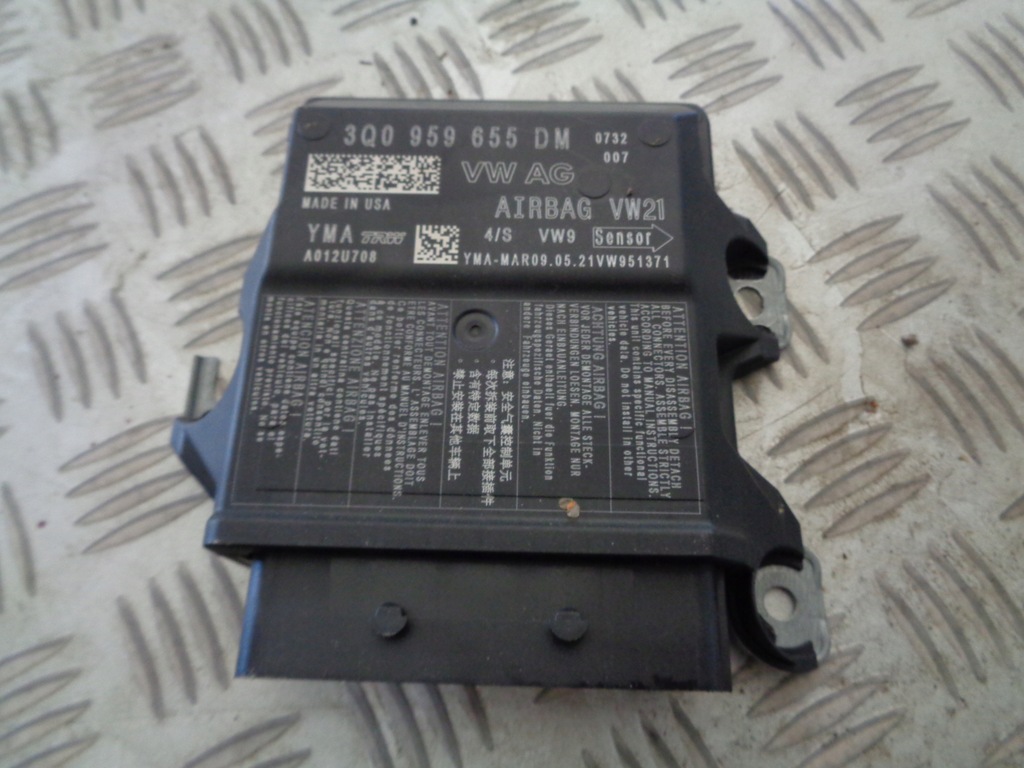 VW ATLAS CROSS MODUL SENSOR AIRBAG 3Q0959655DM - 12692998278 ...