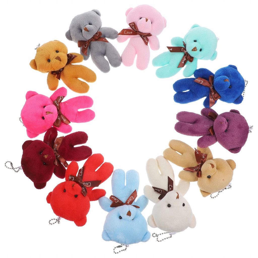 Mini Bear Toy Stuffed Keychain Baby Animals Plush - 13793926865 - oficjalne archiwum Allegro