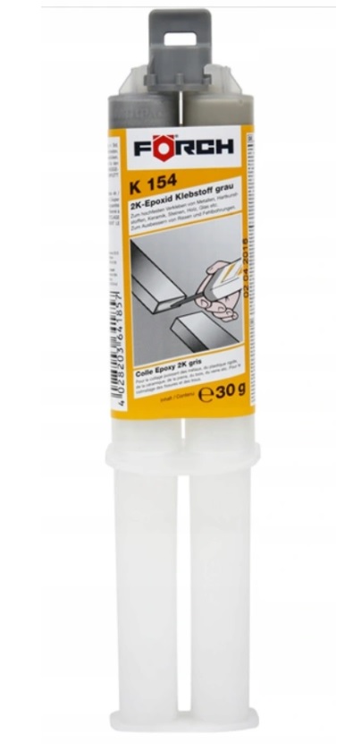 Forch K154 Płynny metal, klej 2K-epoksydowy 30g - 13380363966 - oficjalne archiwum Allegro
