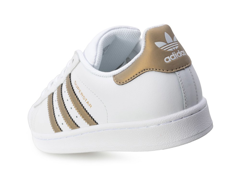 Buty damskie ADIDAS SUPERSTAR białe złote Skórzane - 8435129248 ... Buty damskie ADIDAS SUPERSTAR białe złote Skórzane - 8435129248 ...