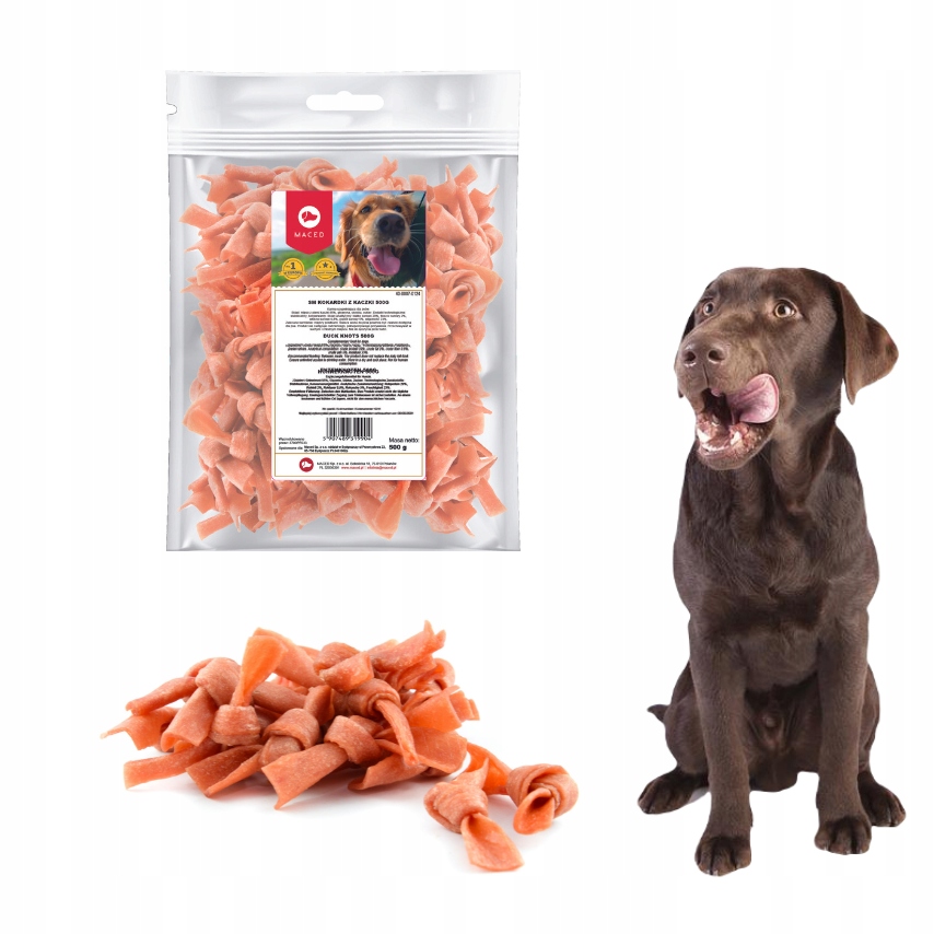 Kokardki z Kaczki MACED 500 g przysmak dla psa - 12446034081 ... Kokardki z Kaczki MACED 500 g przysmak dla psa - 12446034081 ...