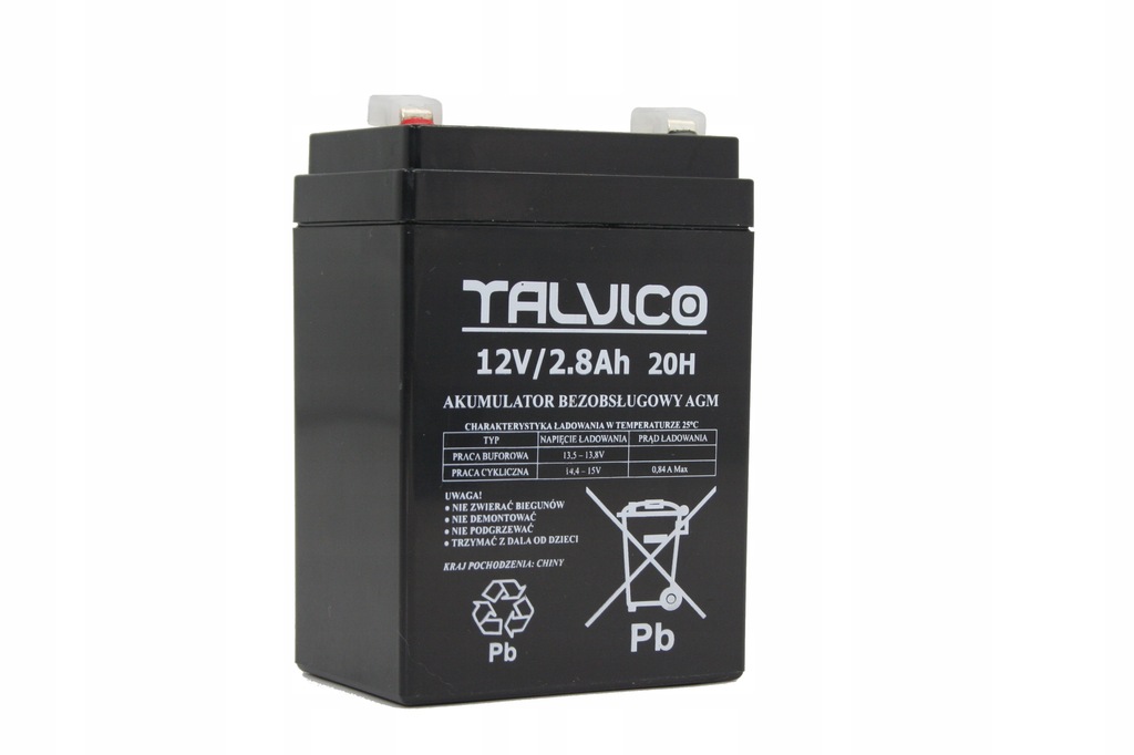 AKUMULATOR TALVICO 12V 2,8Ah - 9701419630 - oficjalne archiwum Allegro