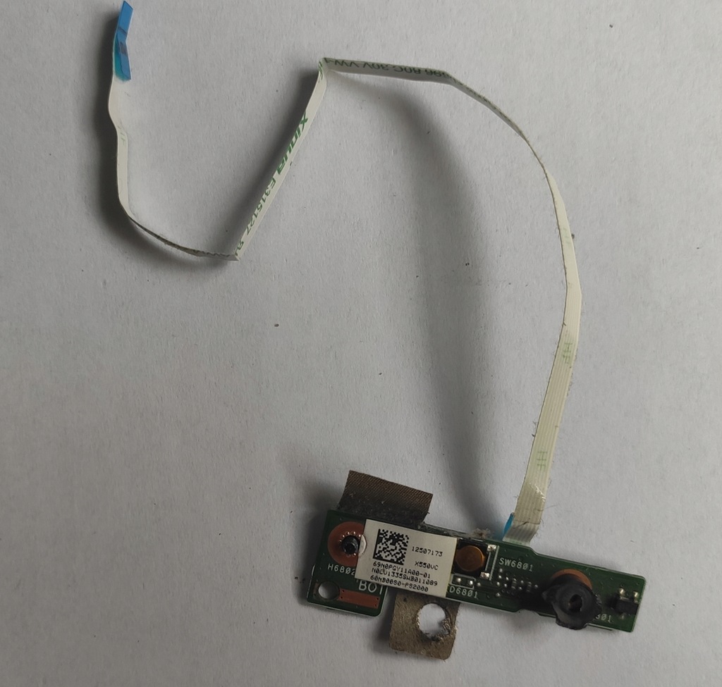 WŁĄCZNIK MODUŁ POWER ASUS X550C X550V X550CC R510 - 11005306673 ...