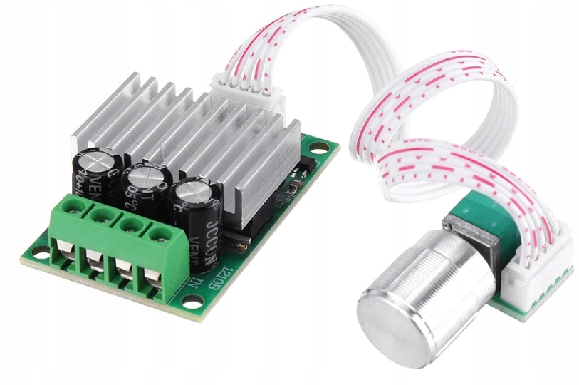 REGULATOR OBROTÓW SILNIKA LED 12V 24V 15A 300W PWM - 10729869430 - oficjalne archiwum Allegro