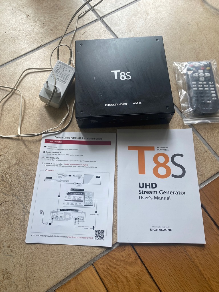 T8S HDR Stream Generator RCP-8002SA pilot zasilacz - 13634036452 ...