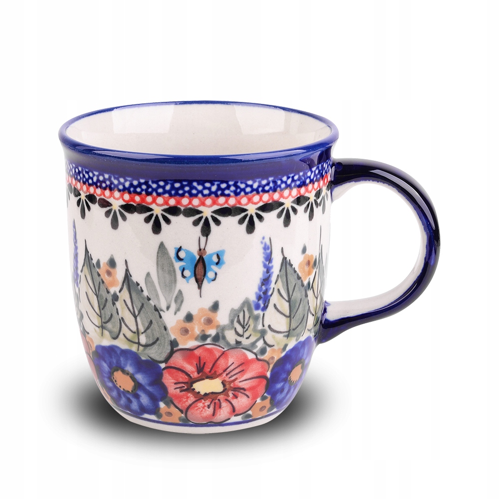KUBEK CERAMICZNY Z.C. BOLESŁAWIEC ART 149 350 ML - 15053420453 - oficjalne archiwum Allegro