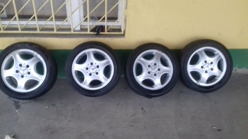 Felgi Aluminiow kola Mercedes A 5x112 5,5JX15 et54 - 7815966615 ...