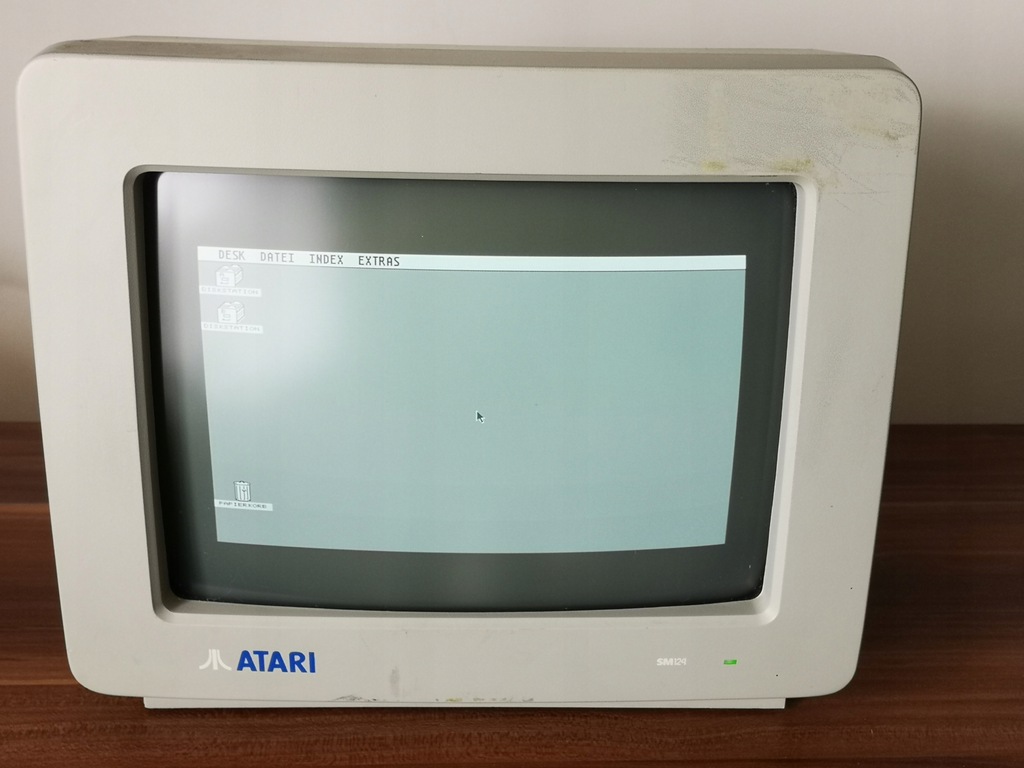 Monitor ATARI SM124. - 14252382316 - oficjalne archiwum Allegro