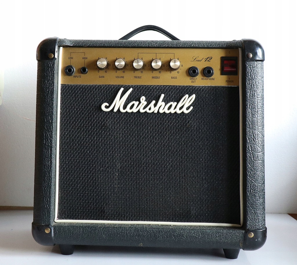 Marshall Lead 12 model 5005 wzmacniacz gitarowy piec 12W Mosfet Combo Amp - 15409869771 ...