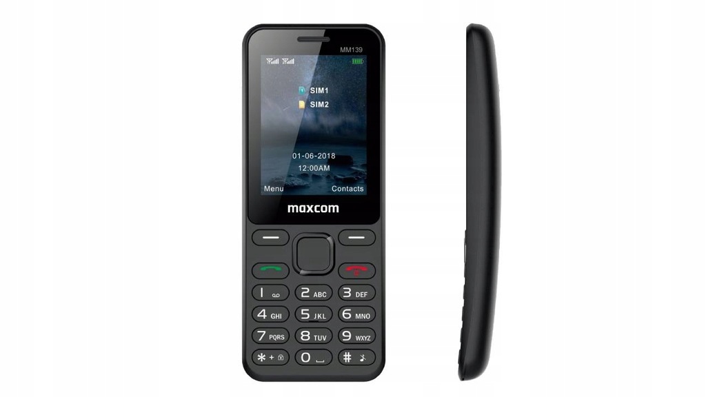 TELEFON KOMÓRKA DLA SENIORA MAXCOM MM139 Dual SIM - 9602639240 ...