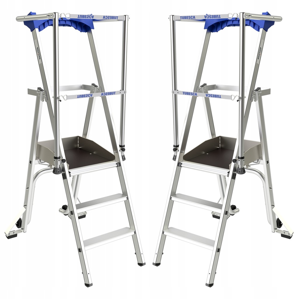Podest roboczy aluminiowy 3 stopniowy TUBESCA - 13574097656 - oficjalne ...
