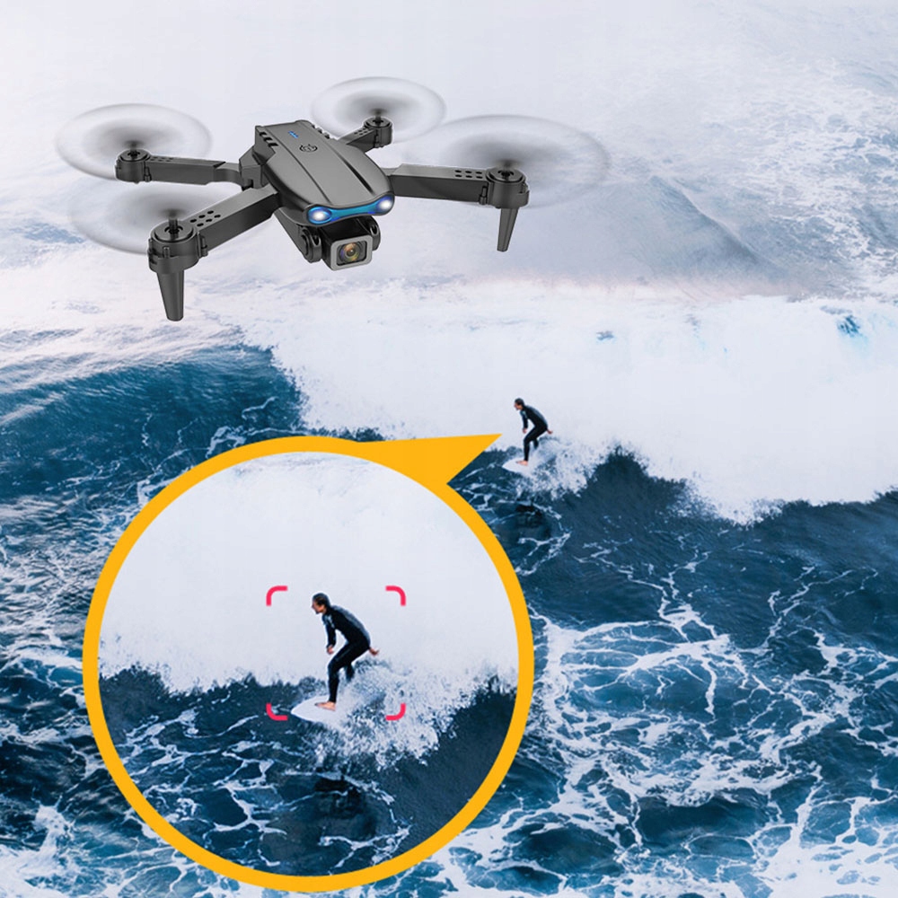 DRON E99 PRO MAX UNIKANIE PRZESZKÓD KAMERA 4K WIFI - 12604791667 ...