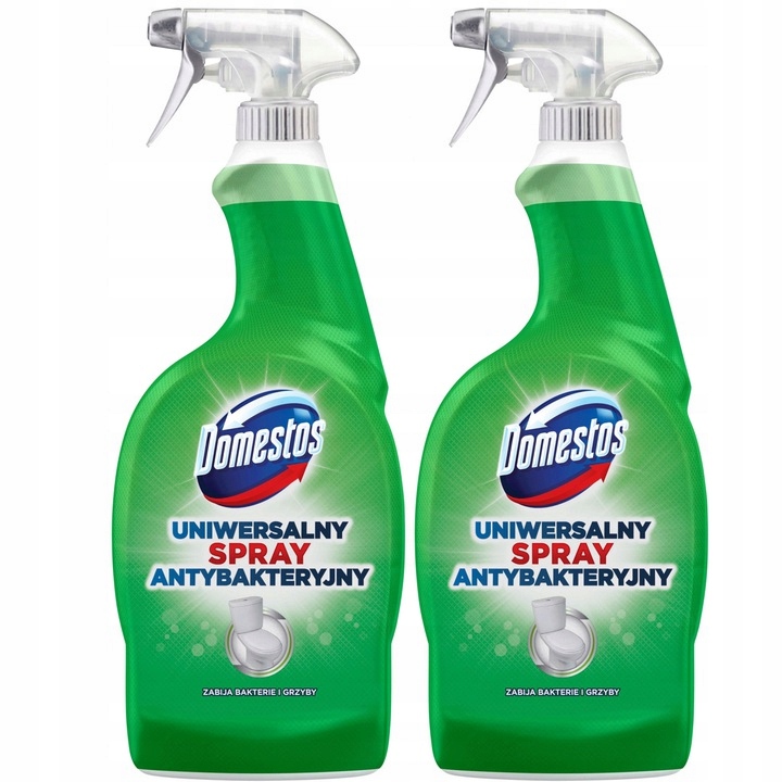 Domestos Uniwersalny Spray do Czyszczenia 2x750 ml - 12581390584 ...