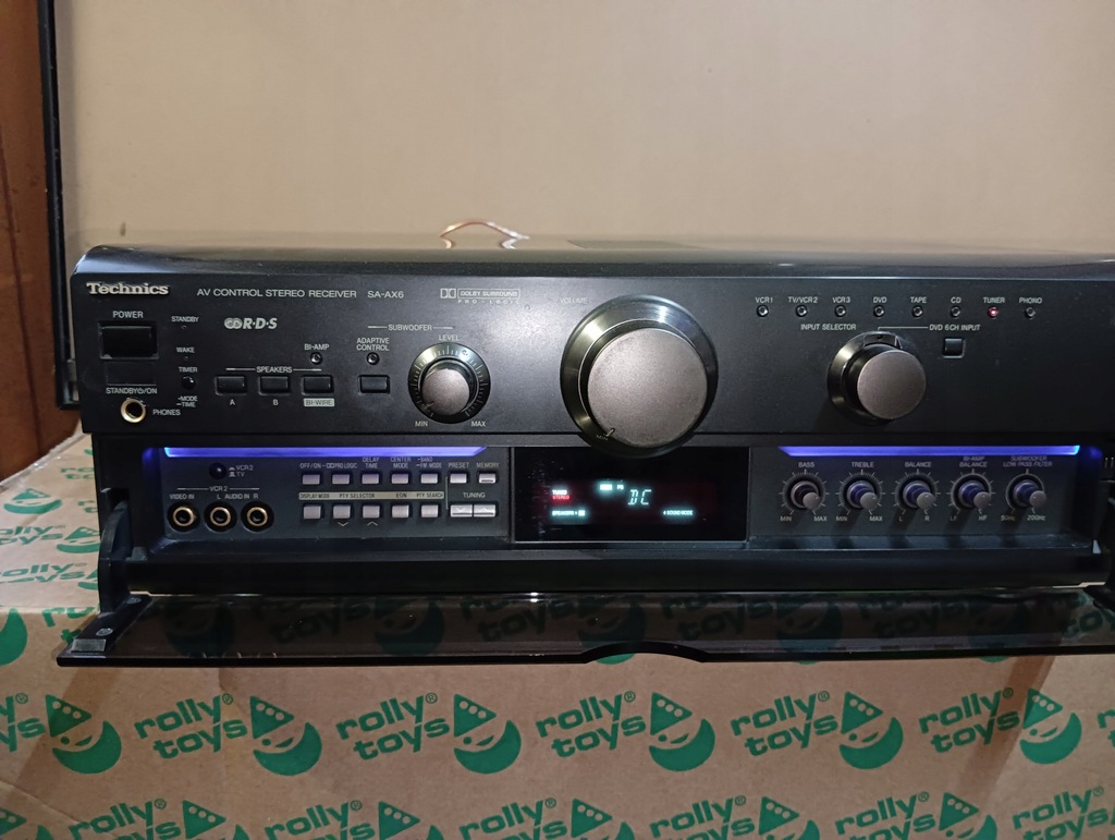 Amplituner Technics SA-AX6 czarny pilot w zestawi - 12609697726 - oficjalne archiwum Allegro