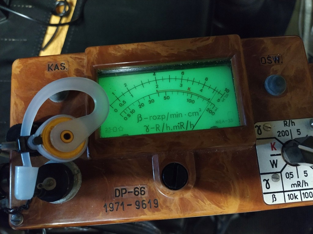 RENTGENORADIOMETR DP-66 LICZNIK GEIGERA SPRAWNY! - 12414694880 ...
