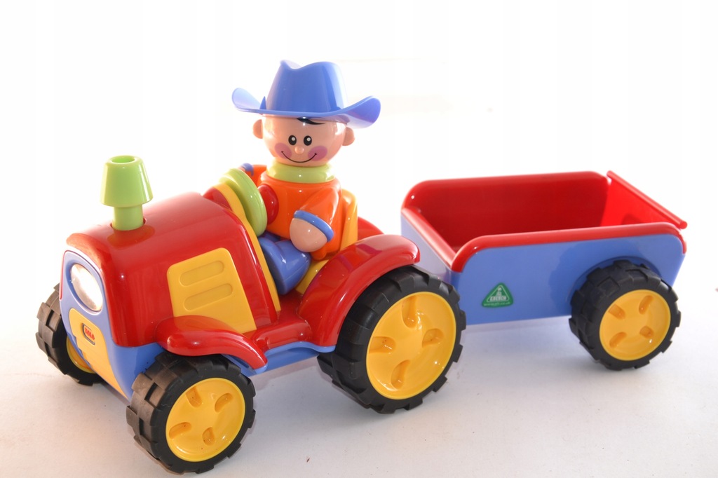 TOLO TRAKTOR INTERAKTYWNY Z PRZYCZEPĄ FIGURKA ELC - 11718238043 ...