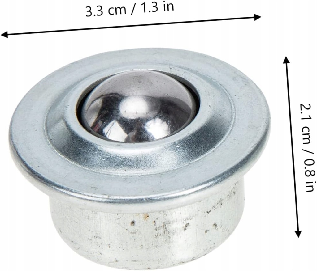 Element kulowy transportowy stal Ø 30 mm rolka transportowa 9 sztuk ...
