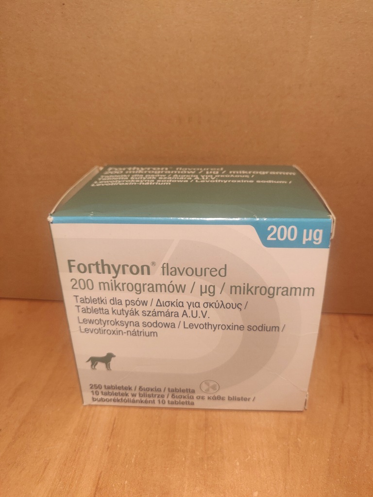 Forthyron 200 mcg 250 tabletek - 11547254367 - oficjalne archiwum Allegro