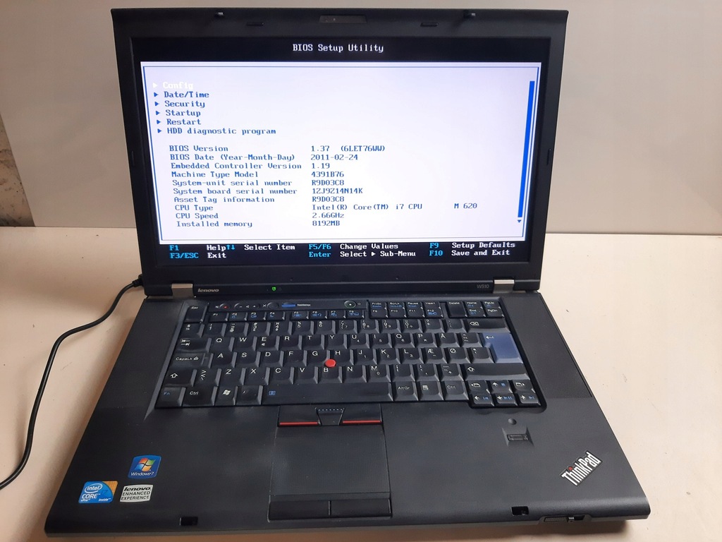 Lenovo Thinkpad W510 i7 (2111169) - 15014063973 - oficjalne archiwum ...