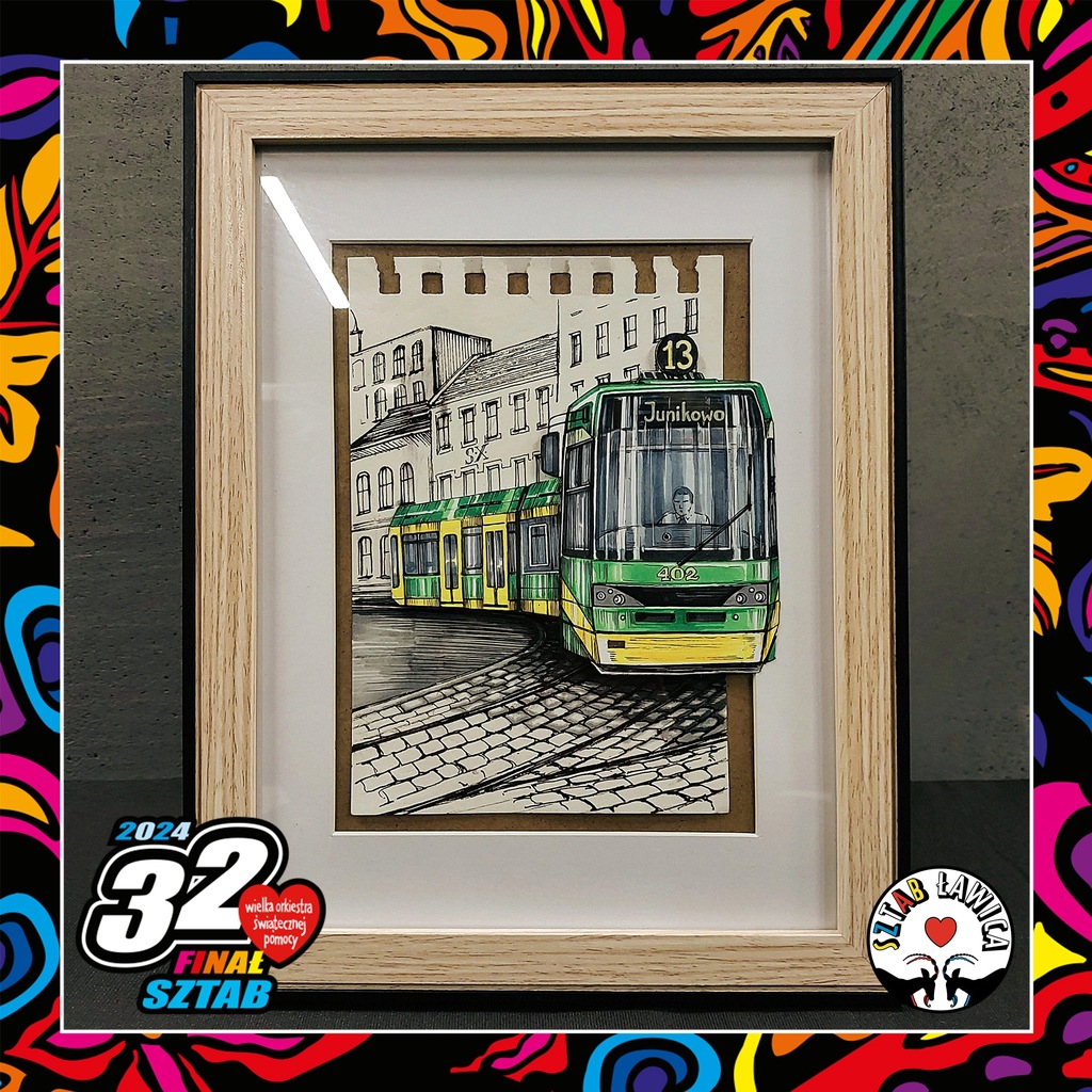 Pocztówka z Poznania - rysunek od SiXi #3 - 15070100912 - oficjalne ...